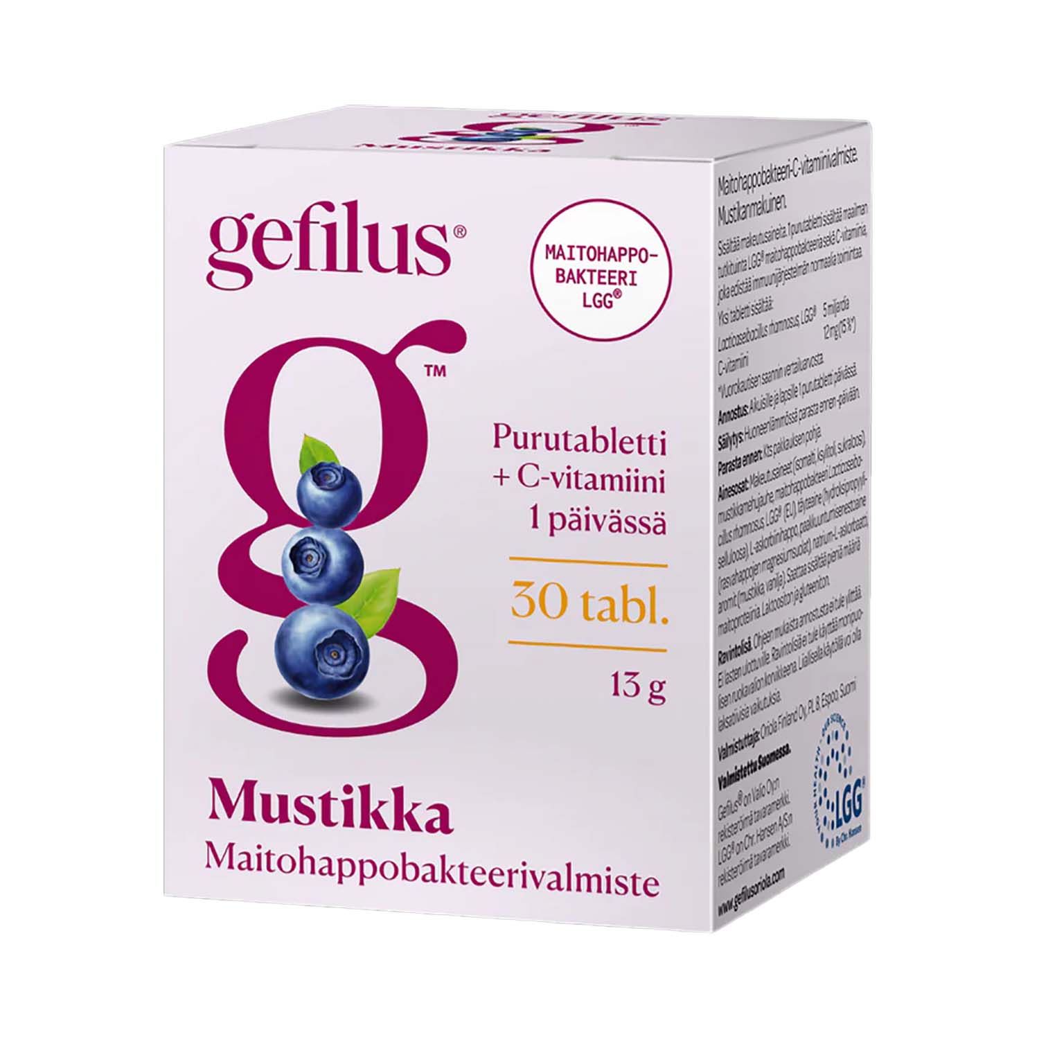 Blueberry lactic acid bacteria chewable 30 tablets. – Nordic Immunity ...