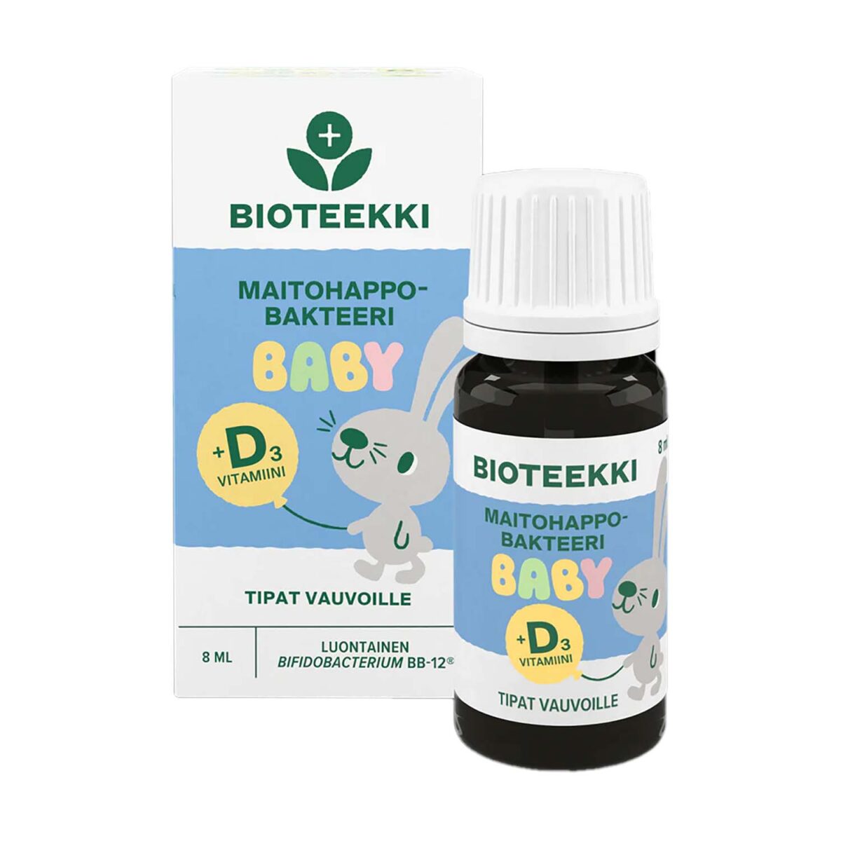 Lactic Acid Bacteria Baby + D3 Drops 8 ml – Nordic Immunity Supplements