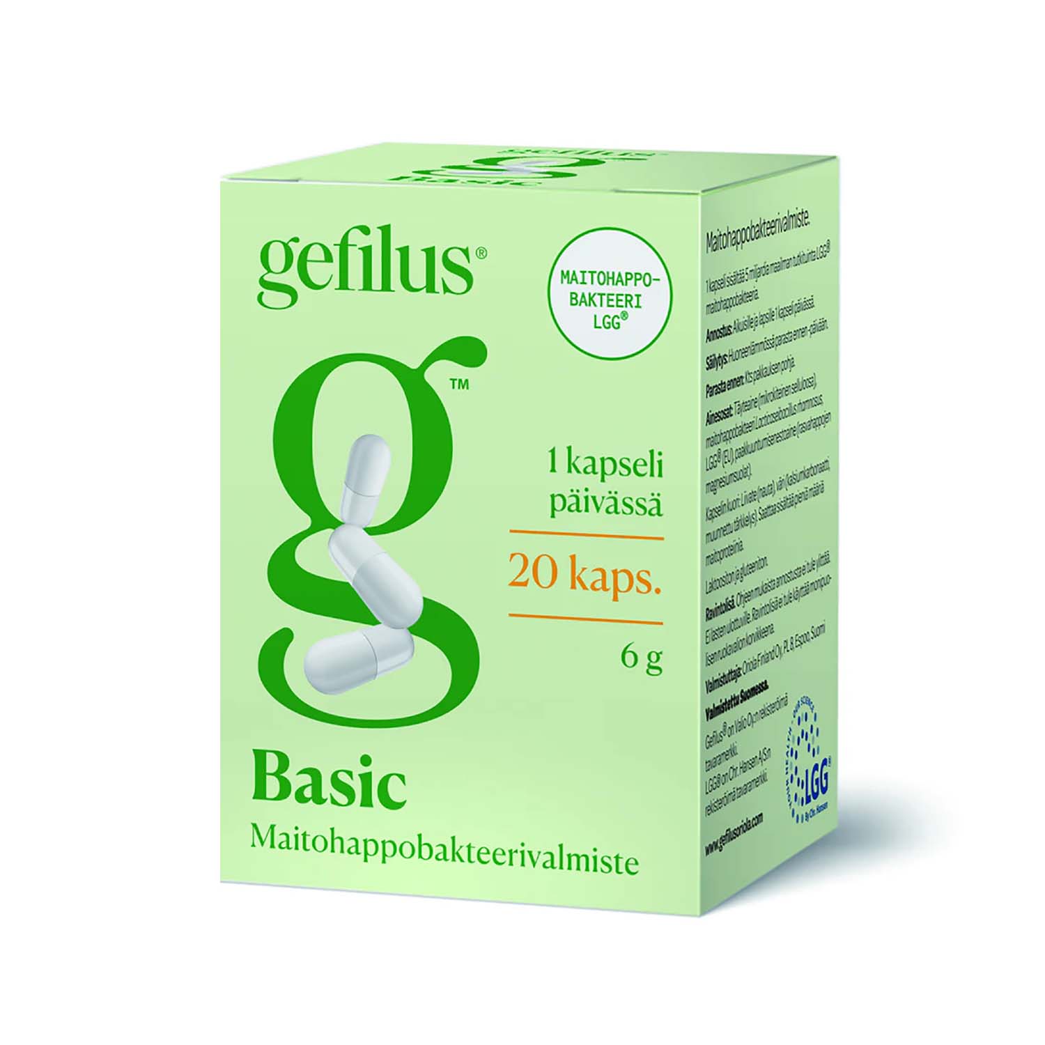 Basic Lactic Acid Bacteria 20 capsules – Nordic Immunity Supplements