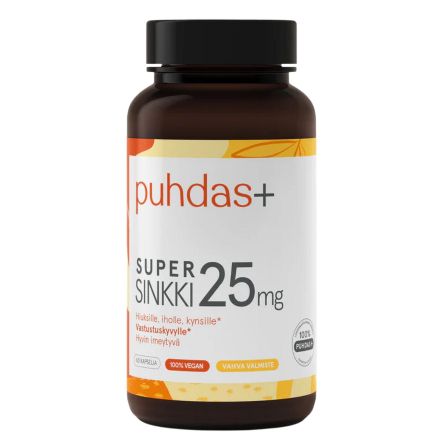 Super Zinc 25 mg | 60 vegecapsules – Nordic Immunity Supplements