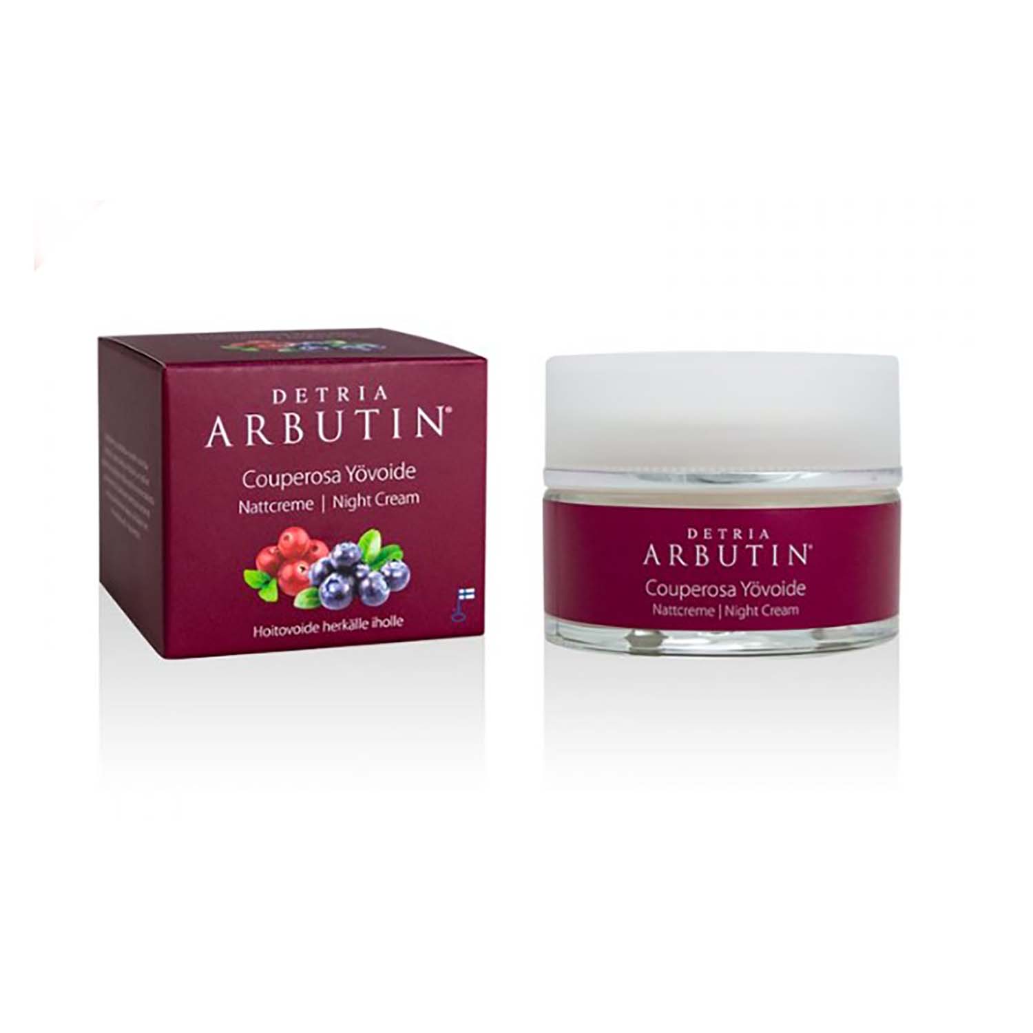 Arbutin Couperosa Night Cream 50 ml – Nordic Immunity Supplements